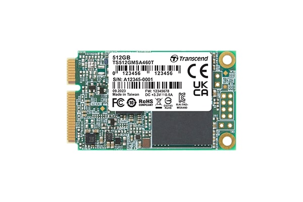 mSATA Card Memory Transcend TS128GMSA460T | Melchioni Electronics